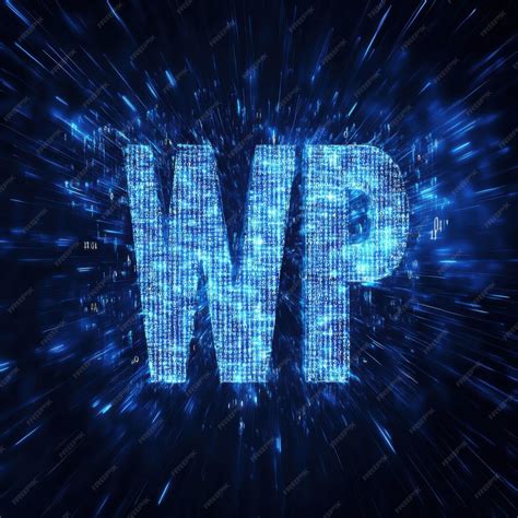 Blue Matrix Symbolizing Mvp In Binary Code For Tech And Innovation