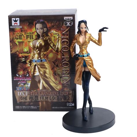Anime One Piece Gold Nico Robin Cm Pvc Action Figure Sexy Robin Miss Allsunday Model Toys