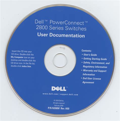 Dell Powerconnect 2800 Series Switches User Documentation N308m Rev A00 Dell 2009 Free