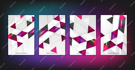Premium Vector Abstract Geometric Composition Forms Modern Background With Decorative