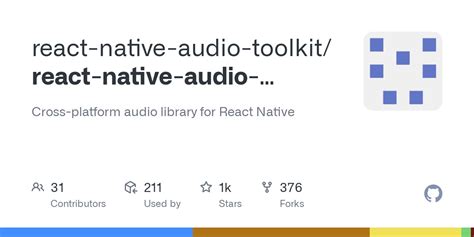 React Native Audio Toolkitreadmemd At Master · React Native Audio Toolkitreact Native Audio