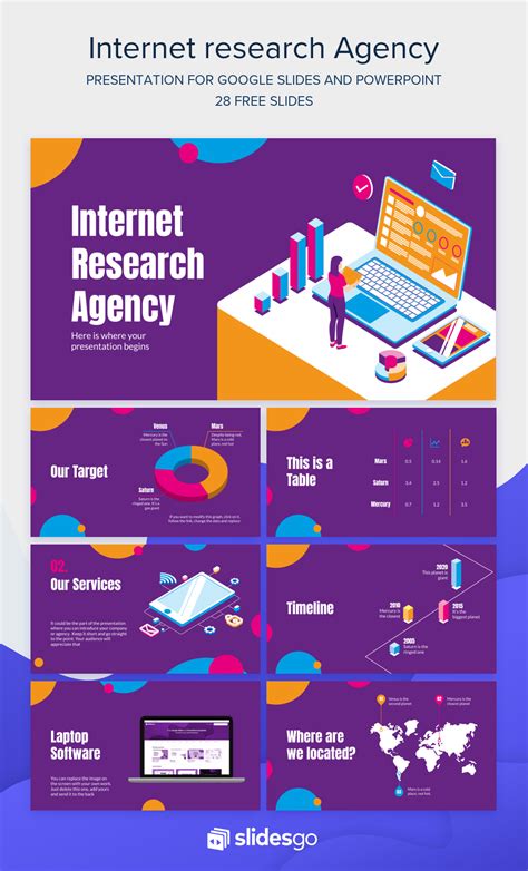 Internet Research Agency Google Slides PPT Theme