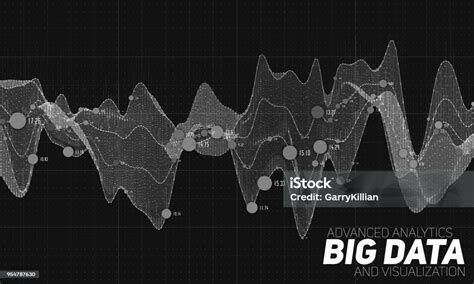 Big Data Grayscale Visualization Futuristic Infographic Information