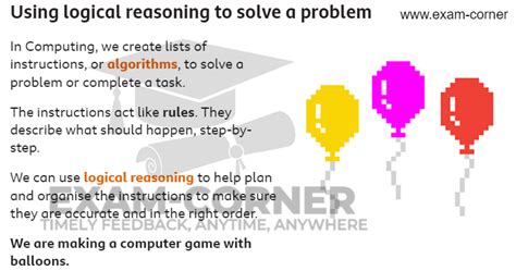 Computers Logical Reasoning Exam Corner