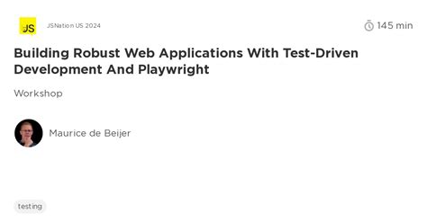 Building Robust Web Applications With Test Driven Development And Playwright