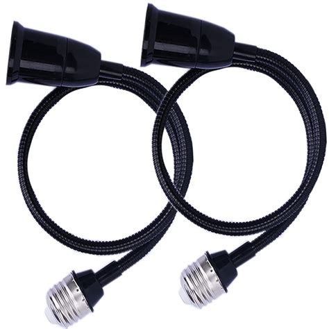 E27 Holder Gustave E27 Light Socket Extender Adapter 2pcs 39 Inch
