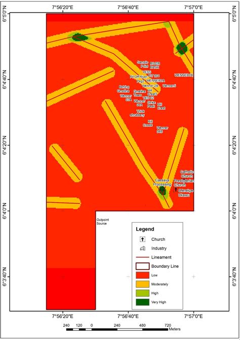 Lineament Density Map Of Lineaments Derived From Aster Dem With Download Scientific Diagram