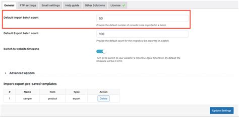Increase The Woocommerce Import Batch Count