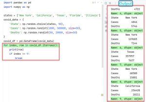 Print First Rows From A Pandas Dataframe In Python