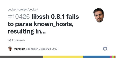 Libssh 081 Fails To Parse Knownhosts Resulting In Sshserverfoundother Error For Hostkey