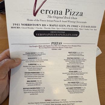 Verona Pizza Updated December 2025 109 Photos And 135 Reviews 1941