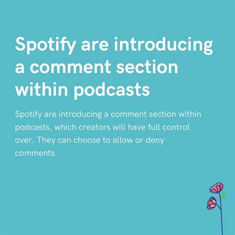 Spotify Are Introducing A Comment Section Within Podcasts PUSH Fm