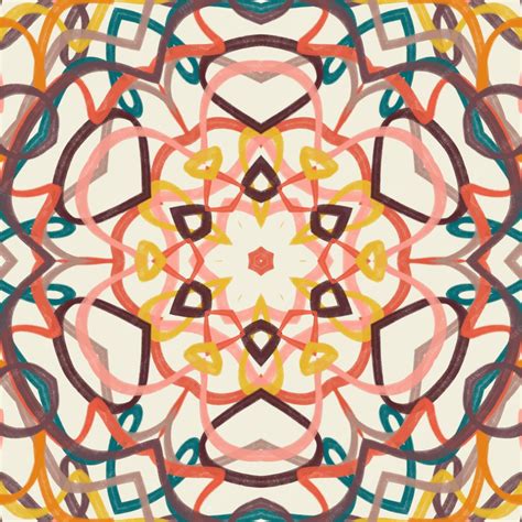 Premium Vector Abstract Kaleidoscope Background Beautiful Kaleidoscope Seamless Pattern