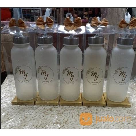 Kotak Mika Souvenir Alas Emas Kemasan Botol Mika Souvenir Botol 7x7x19 Harga Per 10 Di Kota