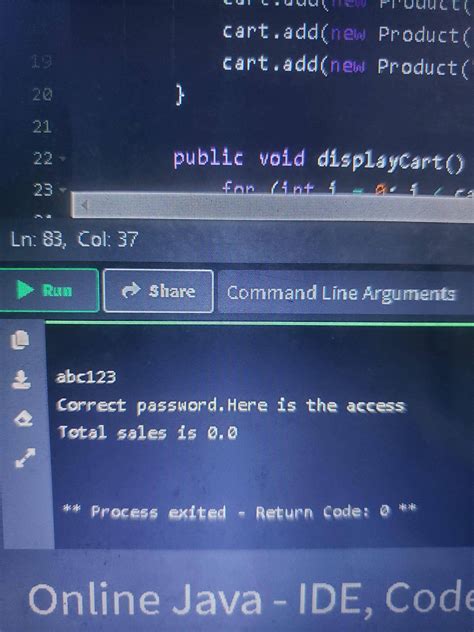 Java Cant Calculate Of The Total Sales Of The Day Form My Code