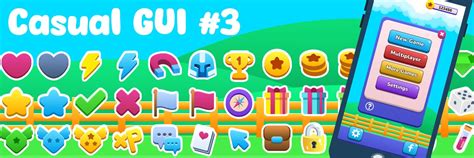 Casual GUI For Mobile Games 3 By Renderman Casual GUI For Mobile Games 3 By Renderman