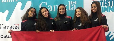 Nado Sincronizado Do Mackenzie Brasília Volta Do Pan Americano Com