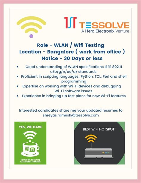 Shreyas R On Linkedin Wifi Wifi6 Wifi6e Wifi7 Wifitesting Wifi7 Wifisolutions Wifirouter