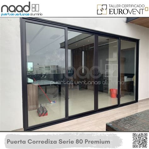 Puerta Corrediza Serie 80 4 Hojas Naad
