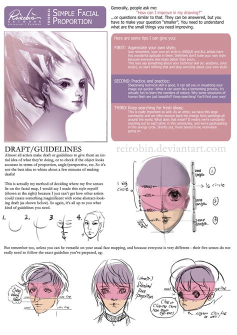 Tutorial Face And Hair Page 1 By ReiRobin On DeviantArt