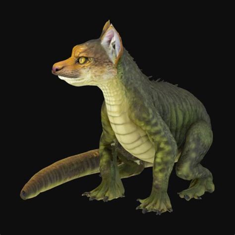 A Hybrid Creature That Is A Mixture Of Rattlesnake Alligator And Lynx