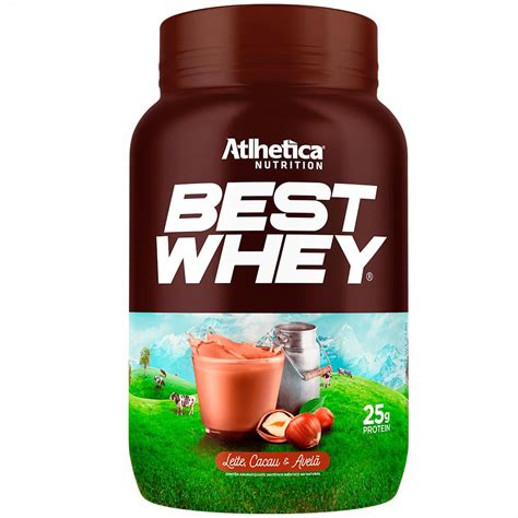Best Whey Protein Leite Cacau And Avelã Atlhetica Nutrition 900g