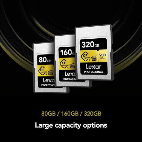 Just announced: new Lexar Professional CFexpress Type A GOLD 320GB ...