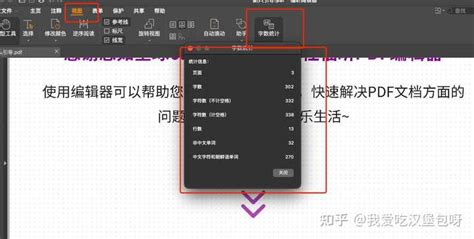怎样统计pdf中的字数？ 知乎