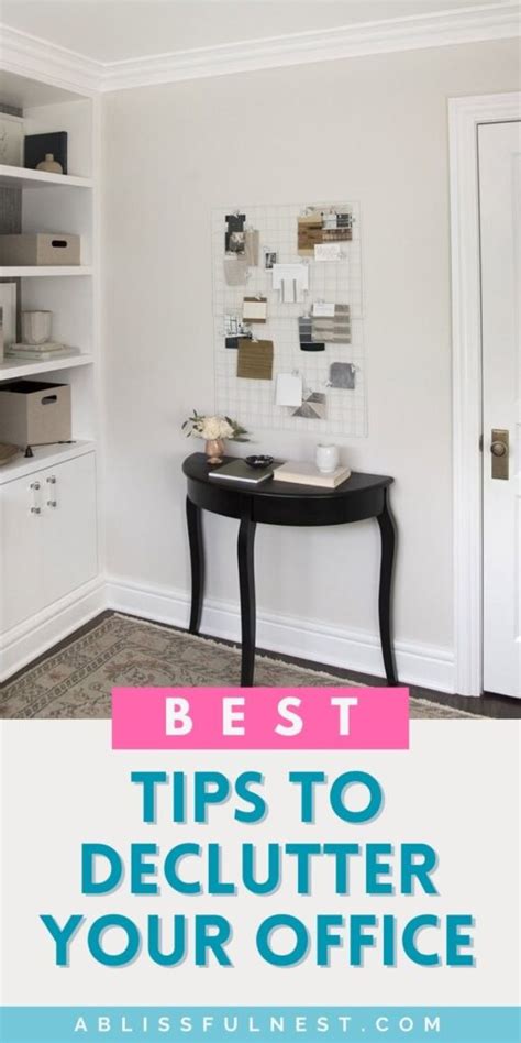 Tips To Declutter Your Office A Blissful Nest