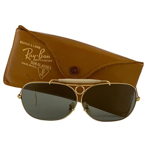 New Vintage Ray Ban Decot 10 K Gold 62mm Kalichrome Lenses 1970s Bandl