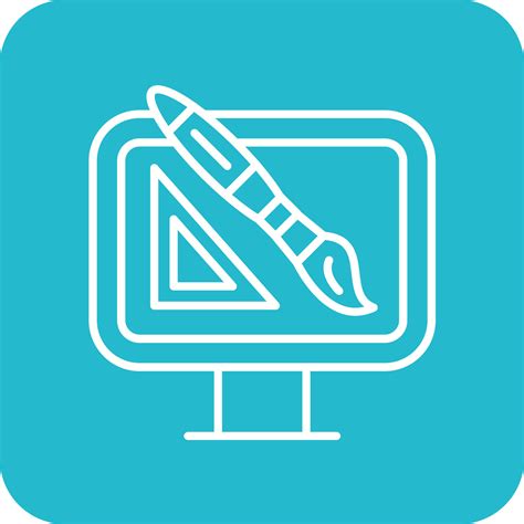 Custom Design Line Round Corner Background Icons 14810495 Vector Art At