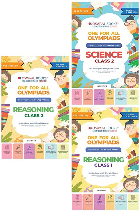 Buy Oswaal One For All Olympiad Class 2 Science Book And Oswaal One For All Olympiad Class 1
