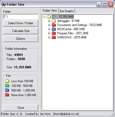 Folder Size List And Sort Directories By Size Pendriveapps