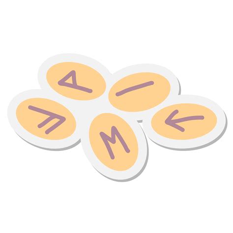 Runas Pegatina Dibujo 47100794 Png