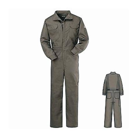 Vf Workwear Bulwark Deluxe Grey Flame Resistant Coveralls Gray Long