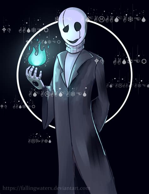 Wd Gaster By Fallingwaterx Wd Gaster Undertale персонажи