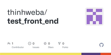 github thinhweba test front end
