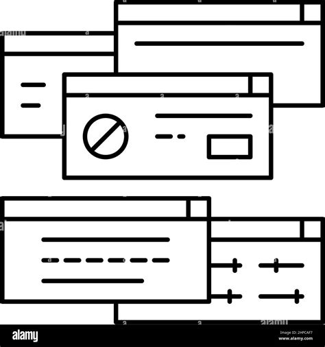 Computer Customization Line Icon Vector Illustration Stock Vector Image And Art Alamy