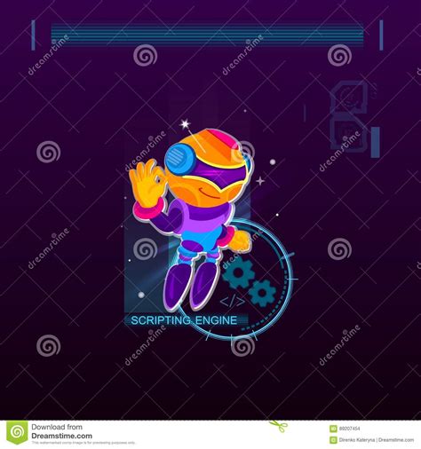 Character Design Concept Of Artificial Intelligence And Chat Bots