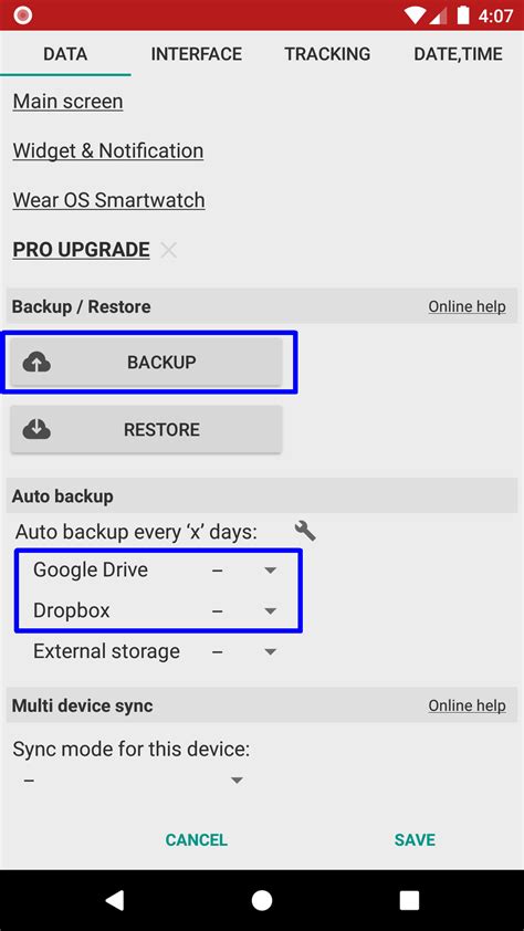 Backup Restore Time Recording