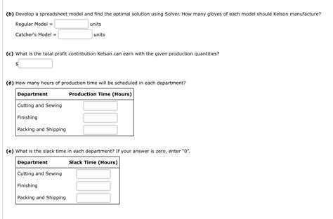 Solved B ﻿develop A Spreadsheet Model And Find The Optimal