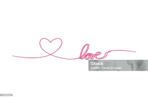 연속 드로잉 라인에서 플랫 스타일의 두 라인을 계속 그리는 마음과 사랑 연속 더블 블랙 라인 평면 디자인의 작품 사랑과