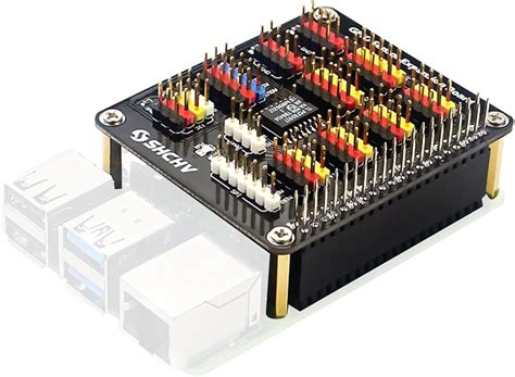Mookeenone Digital To Analog Conversion Gpio Expansion Board For Raspberry Pi 4b3