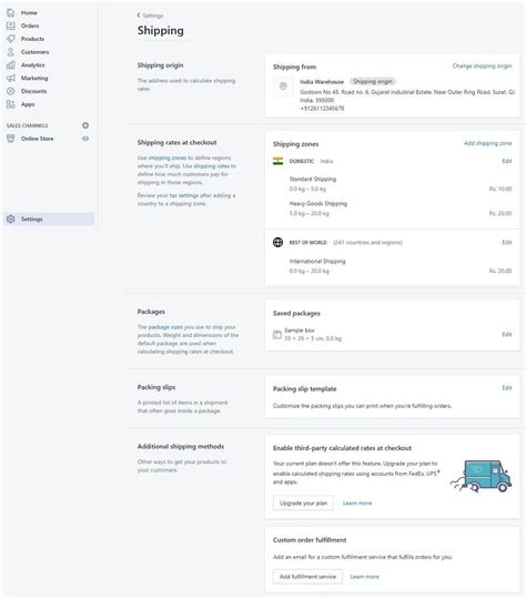How To Configure Shipping Settings For A Shopify Store BizTips