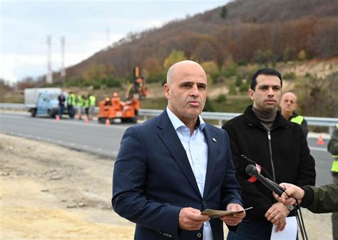 Ковачевски на увид на градежни работи на тунелот Кичево Охрид Ohridnews