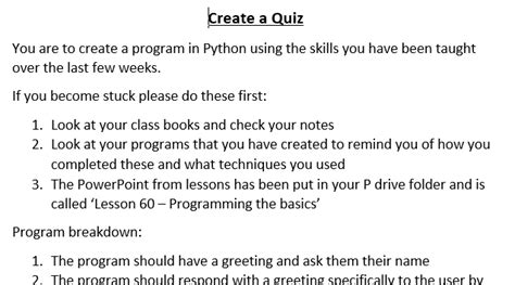 KS3 Introduction To Programming Python Teaching Resources