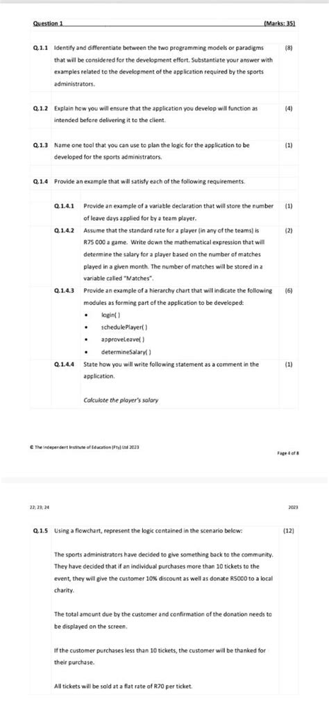 solved question 1 marks 35 q 1 1 identify and