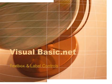 Visual Basic Net Textbox Label Controls Textbox Naming Convention