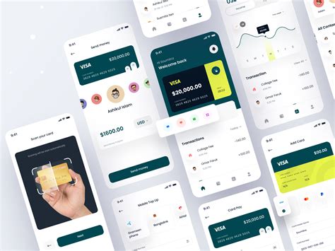 fintech mobile app ui kit ui8 by aero on dribbble