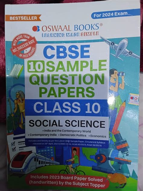 Buy Class 10 Oswal Social Science Question Bank Bookflow